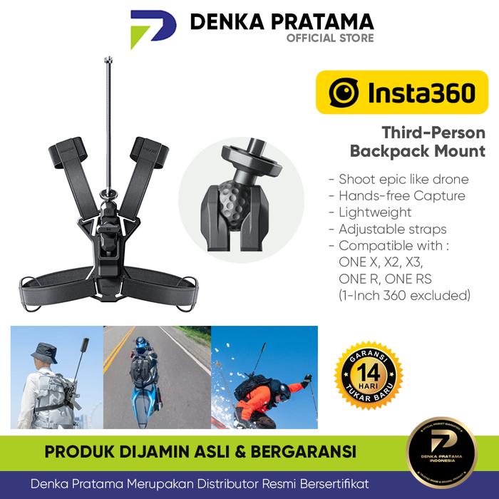 Promo Insta360 Third-Person Backpack Mount Bundle X2/ X3/ One R/ One RS ...