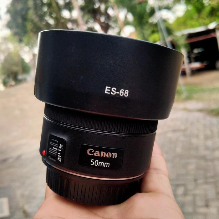 Jual lensa canon fix stm 50mm F1.8 bekas termurah bergaransi - Kab ...