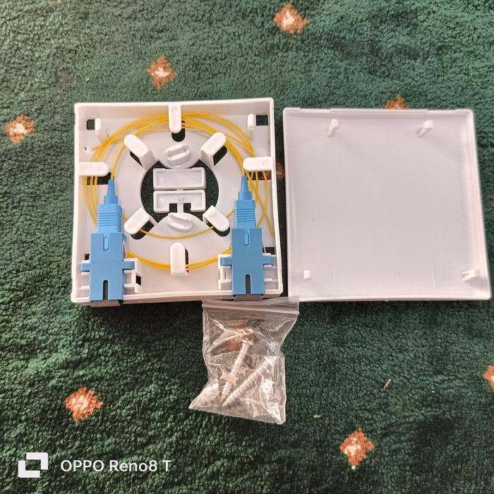 Jual roset 2 core lengkap - Jakarta Barat - Kaji fiber optik | Tokopedia