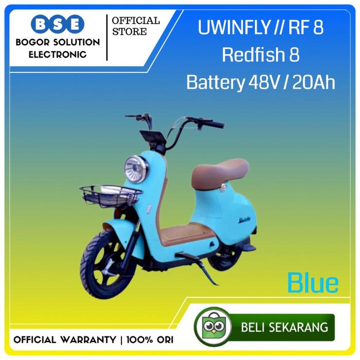 Promo Selis Uwinfly RF 8 U-Winfly RF8 Redfish 8 48V/20Ah - Blue [ RESMI ...