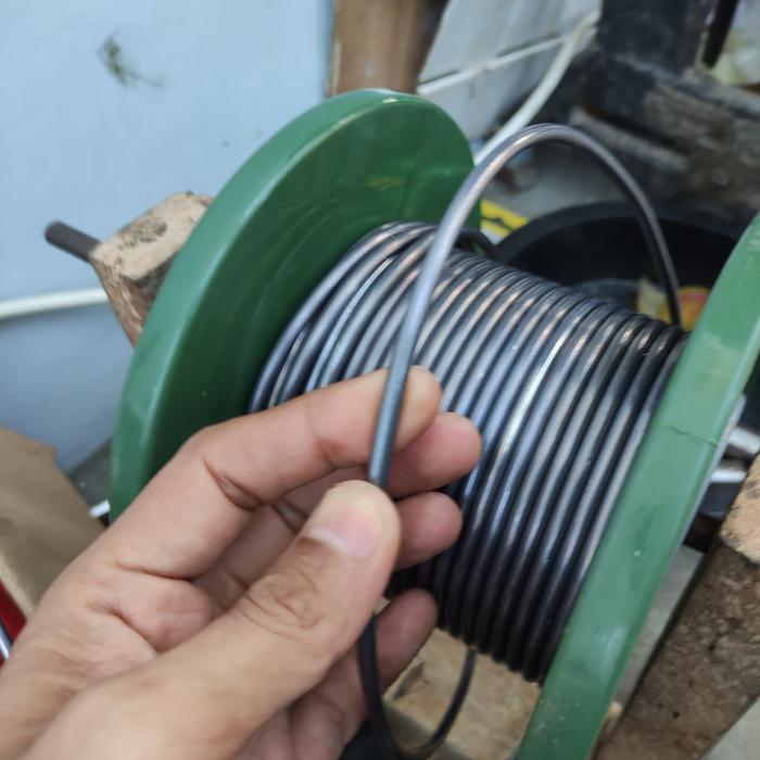 Jual 2 kg lead wire timah lidi bahan slug / timah PB timbal 99% up ...