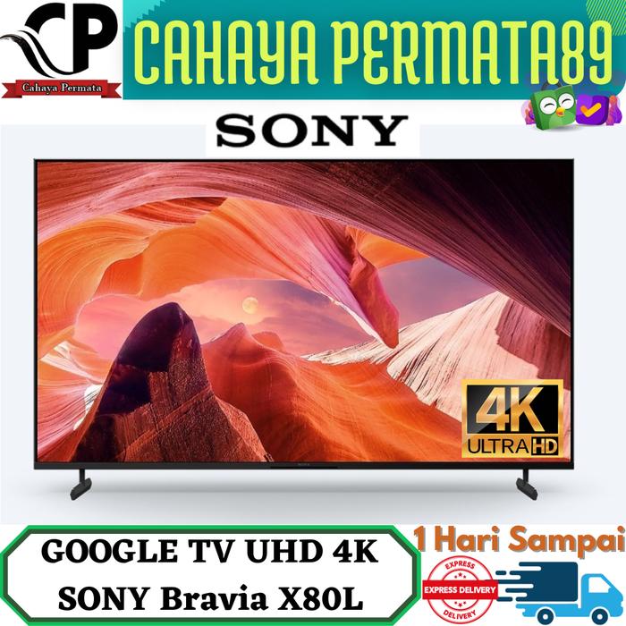 Promo SONY KD-85X80L - Google TV UHD 4K 85 inch X80L SONY KD85X80L ...