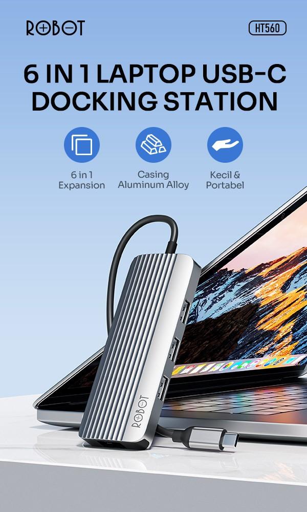 Jual ROBOT HUB for ROG ALLY TYPE C ADAPTER USB HUB ETHERNET LAN HDMI ...