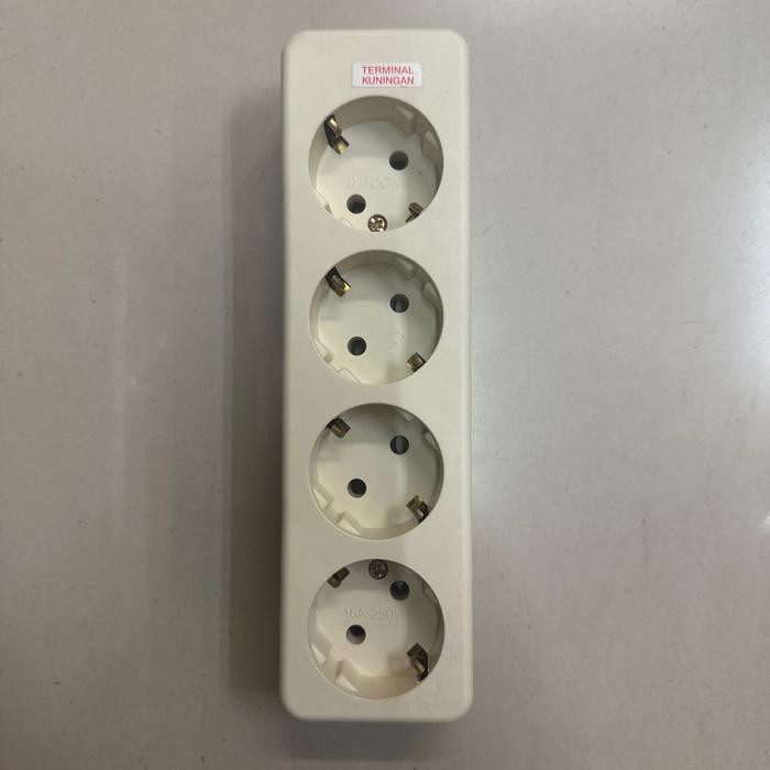 Jual Uticon Stop Kontak 4 Lobang Arde ST-148 - Jakarta Pusat - electric ...