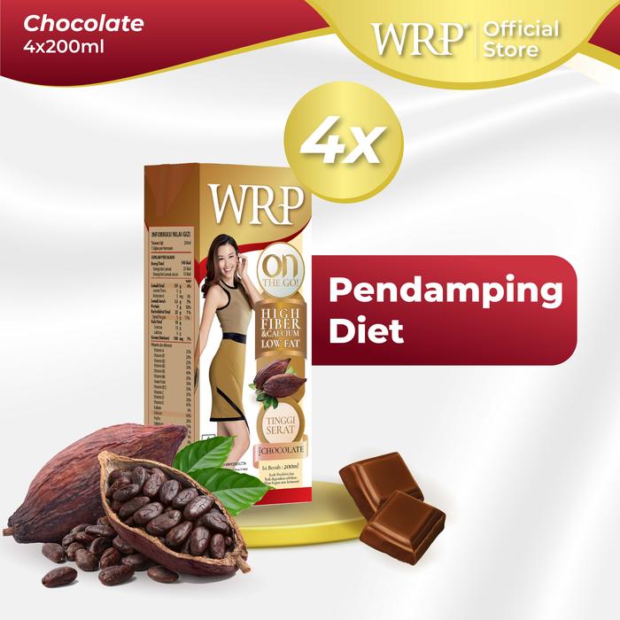 Promo WRP On The Go Chocolate 200ml (Bundle 4) - Pendamping Diet ...