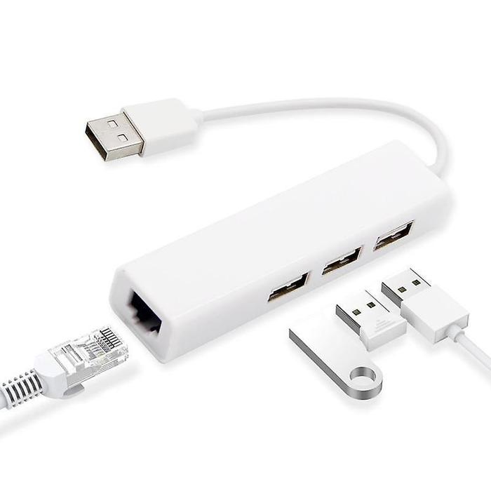 Jual Adaptor USB to LAN Ethernet Adapter Port Kabel Eksternal Internet ...
