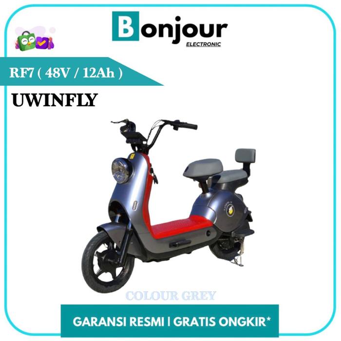 Promo Sepeda Listrik Uwinfly Redfish 7 RF7 RF 7 Battery 48V/12Ah Grey [ORI] Cicil 0% 3x - Kota ...