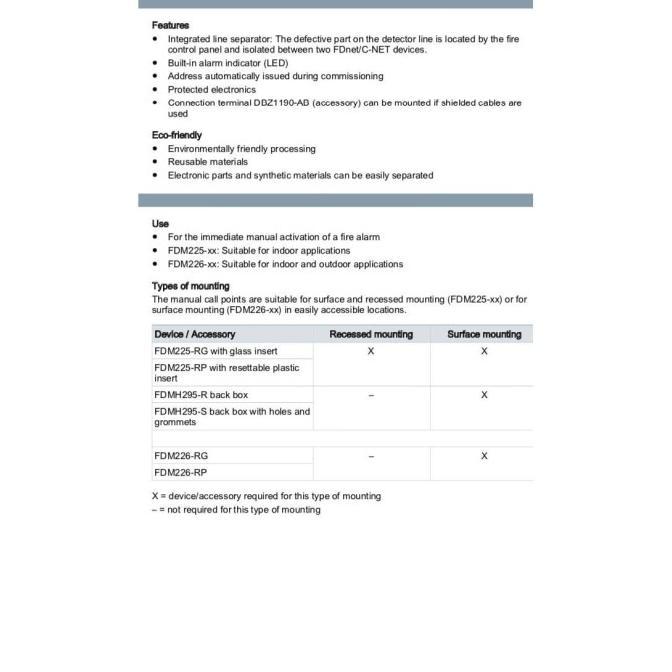 Jual Siemens Fdm225-Rp Manual Call Point Cerberus Pro C/W.: Back Box ...