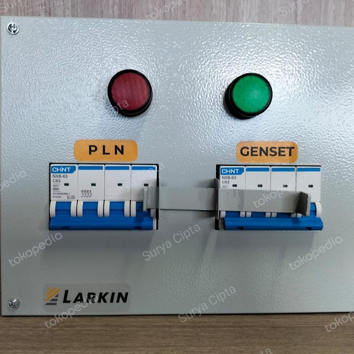 Jual Panel Interlock 3phase 4p Chint switch handle ohm saklar pln ...