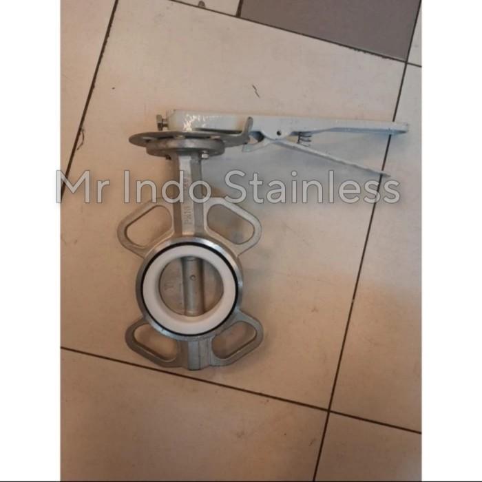 Jual Butterfly Valve 3" Inch Stainless SS304 JIS 10k Tozen Original ...