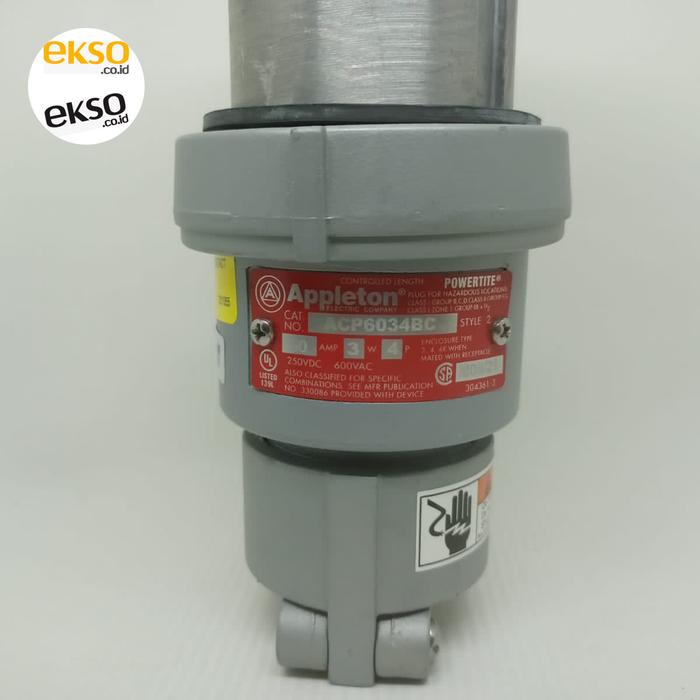 Jual Appleton ACP6034BC 60A 3W 4P Plug Assy - Jakarta Selatan - EKSO.CO ...