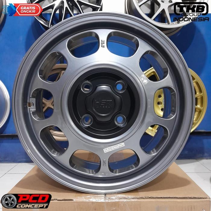 Jual VELG RACING RING 15 UNTUK AVANZA VELG HSR KLG R15 LEBAR 65 GLOSSY GREY - Kota Surabaya ...