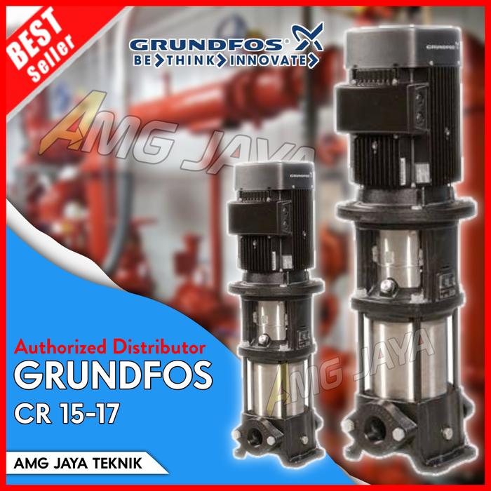 Jual GRUNDFOS CR 15-17, Pompa Booster Jockey, Vertikal Multistage Pump ...