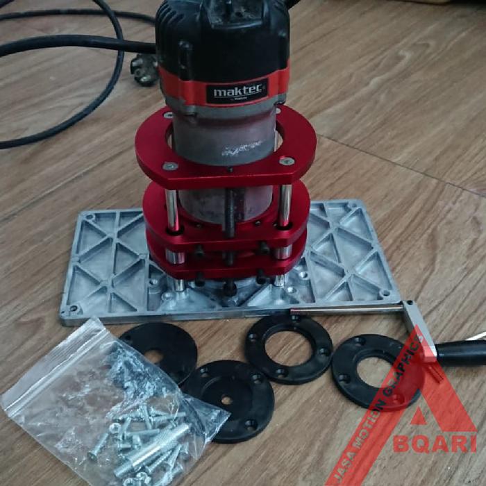 Jual insert plate router table / meja router / meja trimmer - lift ...