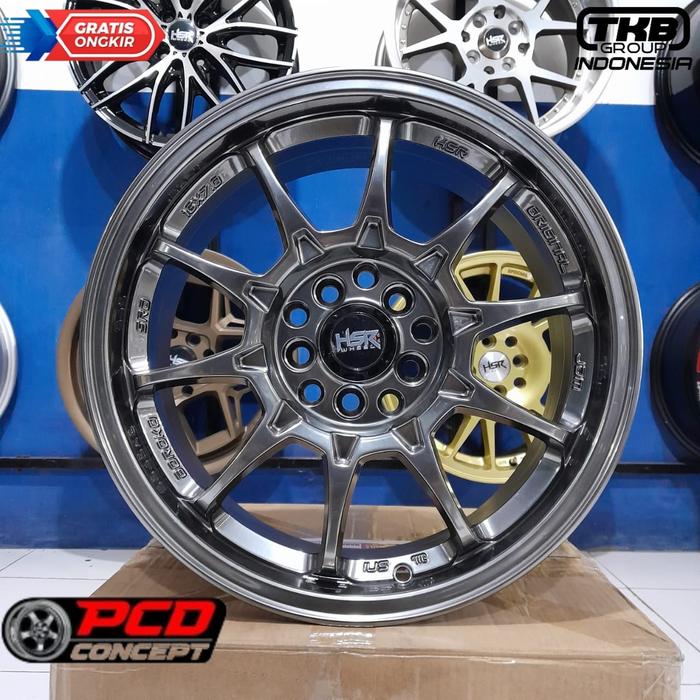 Jual VELG MOBIL TERIOS R16 HSR BOROKO SRD HYPER BLACK VELG RACING ...