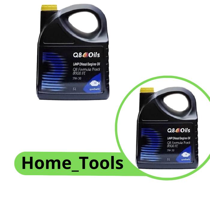 Jual Oli Mobil Q8 8900 FE 5W-30 UHPD Synthetic Diesel 5 Liter - Jakarta ...