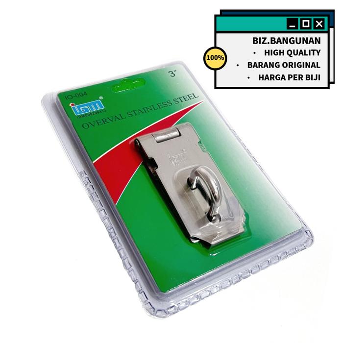 Jual OVERVAL STAINLESS IGM 3" INCH TEBAL - OVERPAL GRENDEL CANTOLAN ...