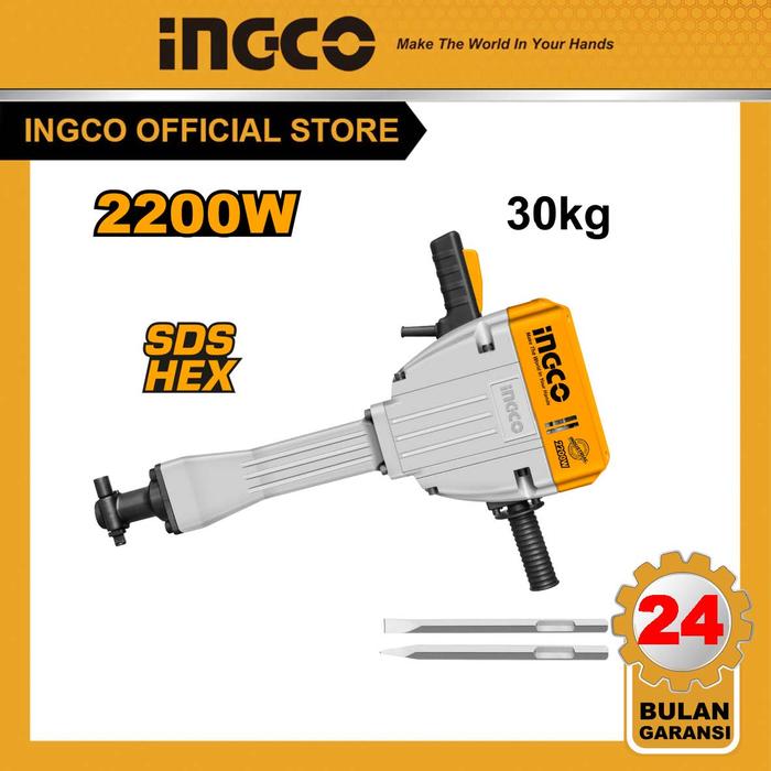 Promo INGCO MESIN DEMOLITION BREAKER 30 KG (75J) PDB22001 Cicil 0% 3x ...