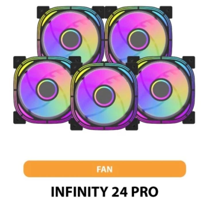 Jual FAN CASING DARKFLASH INFINITY 24 ISI 5 FAN ARGB BLACK - Kota ...