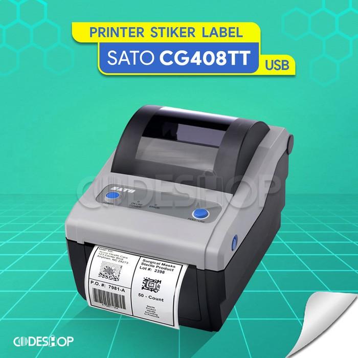 Jual MESIN CETAK BARCODE SATO GC408TT BERKUALITAS UNTUK BERBAGAI LABEL ...