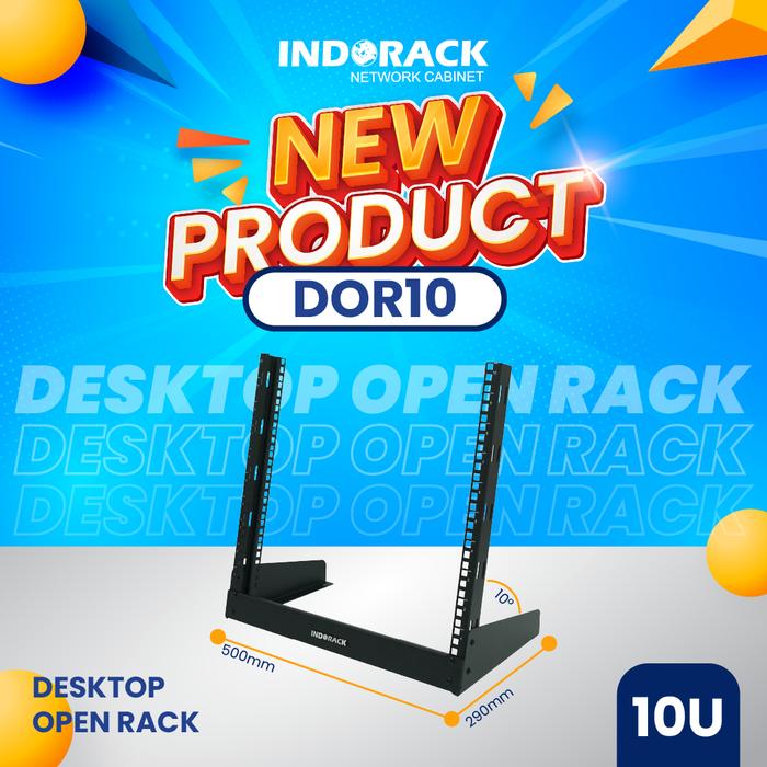 Jual INDORACK DOR10 Desktop Open Rack 10U Depth 290mm - Kota Semarang ...