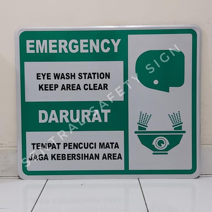 Jual Rambu Eye Wash Station 60x50cm - Jakarta Barat - sentral safety ...
