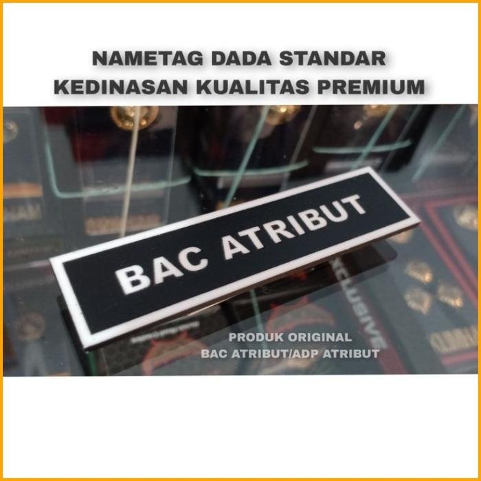 Jual Papan Nama - Name Tag dada Huruf timbul super premium - nametag ...