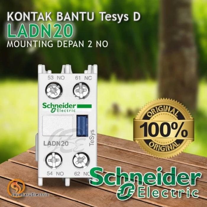 Jual Schneider Electric Kontak Bantu Contactor 2NO Series LADN20 ...
