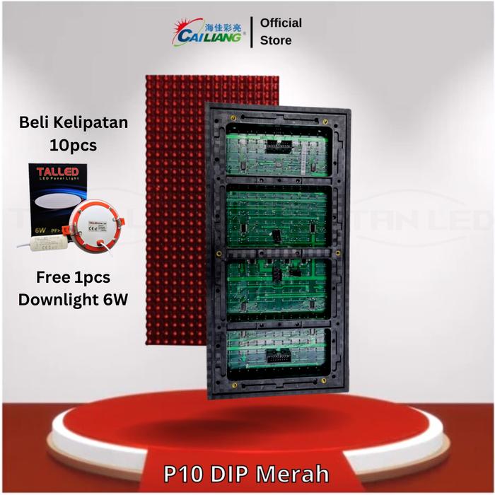 Jual MODUL P10 RUNNING TEXT DIP MERAH FULL OUTDOOR TERMURAH - Jakarta ...
