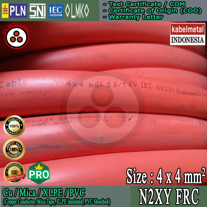 Jual Kabel N2XY FRC 4x4 mm2 METAL /4 x 4 mm2/4x4mm2/4x4 mm/4x4mm/4 x 4 mm - Kab. Bekasi - CV ...