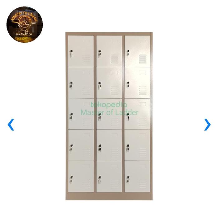 Jual Locker Lemari Besi 15 Pintu Loker Jumbo Karyawan Multi Door 15 ...