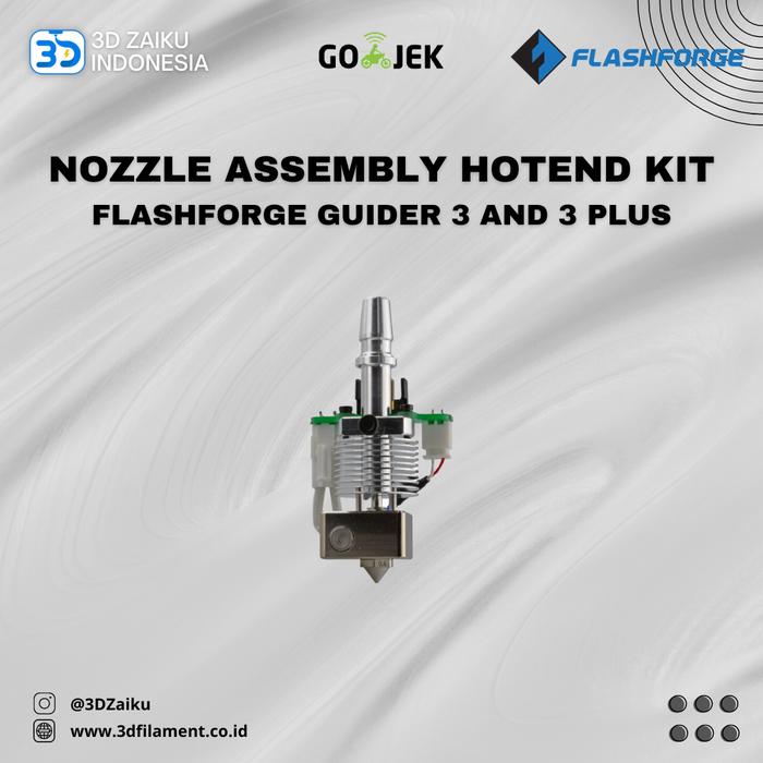 Jual Original Flashforge Guider 3 and 3 Plus Nozzle Assembly Hotend Kit ...