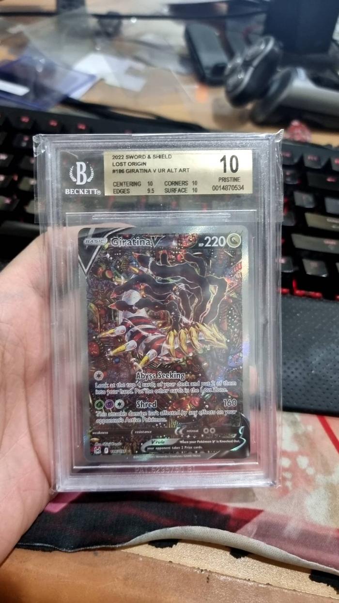 Jual Pokémon TCG BGS 10 Giratina V Alt Art Lost Origin 186/196 - Jakarta Barat - BERT POKEMART ...