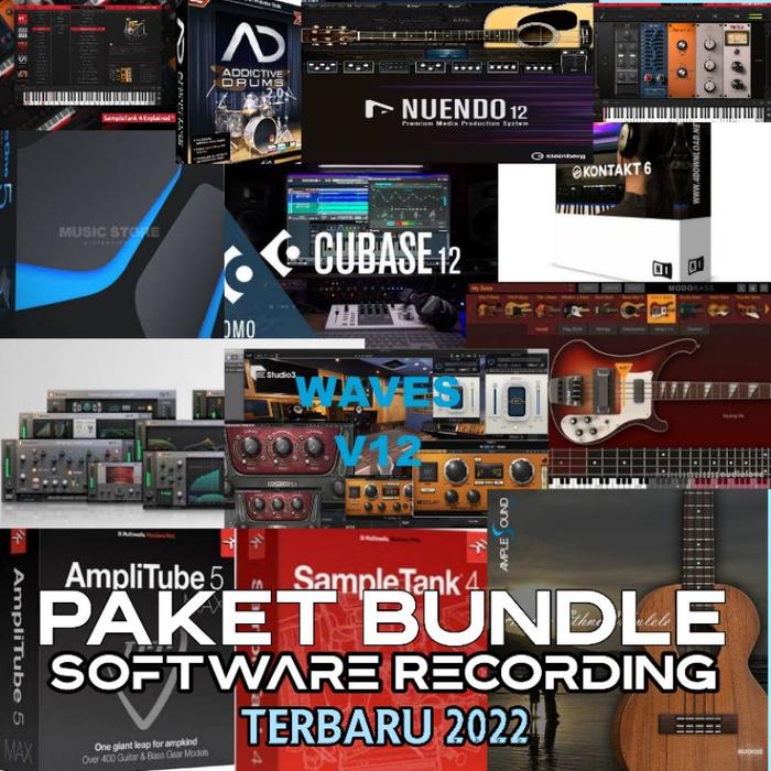 Jual PAKET KOMPLIT SOFTWARE RECORDING (DAW, VST PLUGIN, MIXING ...