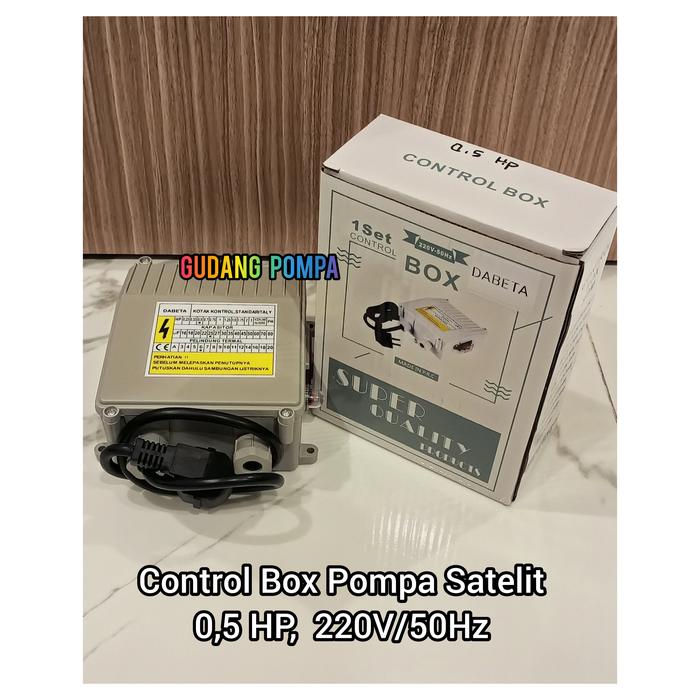 Jual Control Box Pompa Satelit/Submersible Ukuran 0,5HP/ 220V-50Hz ...
