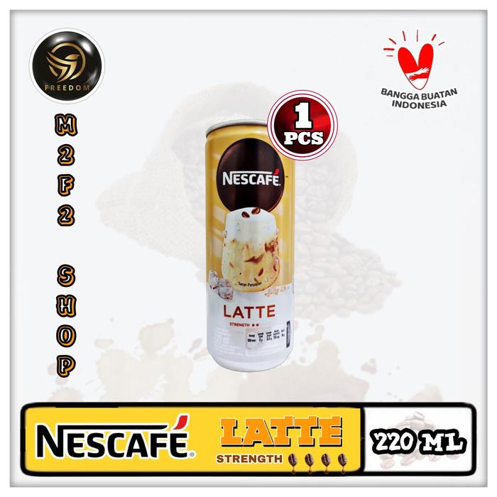 Jual Kopi Nescafe Ala Cafe Latte Kaleng | Can - 220 ml (Harga Satuan ...