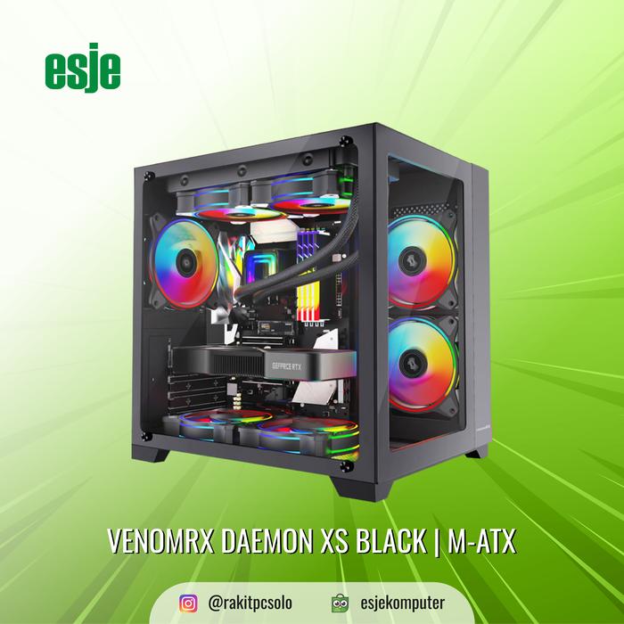 Jual Casing PC VenomRX Daemon XS Black - Kota Surakarta - esjekomputer ...