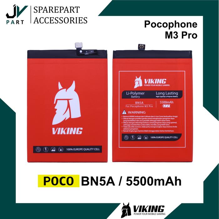 Jual BATERAI VIKING XIAOMI REDMI NOTE 10 5G / POCO M3 PRO BN5A DOUBLE ...