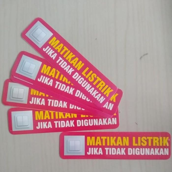Jual Stiker Matikan Listrik kecil - Jakarta Selatan - HOME STAIL ...