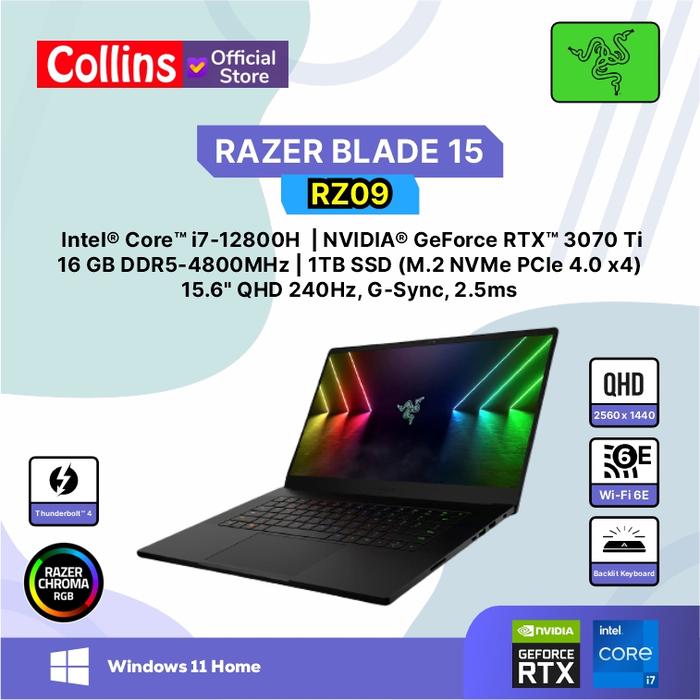 Promo RAZER Blade 15 Advanced i7-12800H 16G 1T RTX3070Ti 15.6" QHD ...