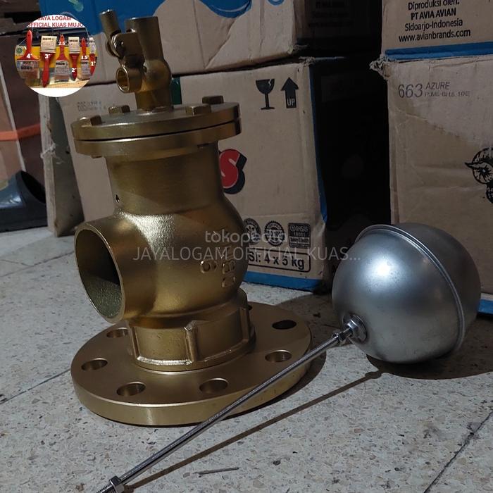 Jual Floating Valve Yuta dn80 3" brass kuningan 8 lubang pelampung ...
