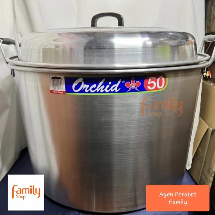 Jual Panci Besar Alumunium Panci 50 Cm Panci Orchid Pegangan Anti Panas ...