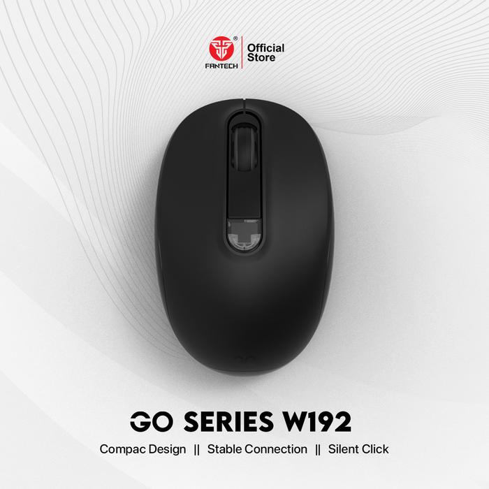 Jual Mouse Wireless Office FANTECH GO W192 Silent Click 2.4Ghz 1600DPI - Hitam - Jakarta Barat ...