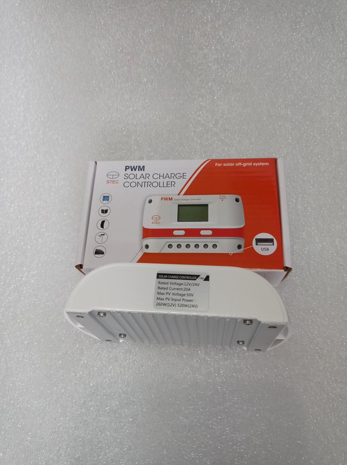 Jual Solar Charge Controller 20A STEC 20A 12/24V PWM Display - Jakarta ...