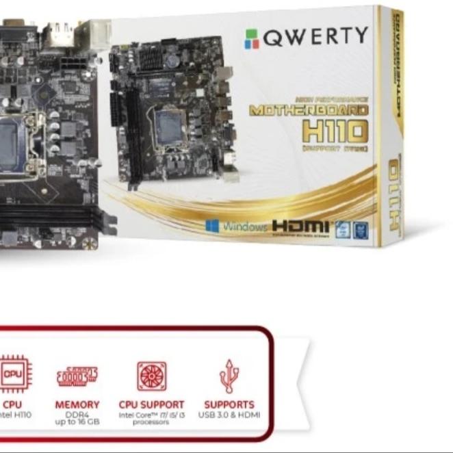 Jual Motherboard Qwerty H110 LGA1151 - Kota Surabaya - SEKAWAN STORE IT ...