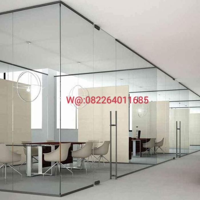 Jual partisi/sekatan ruangan full kaca 8mm/10mm/12mm - Jakarta Barat ...