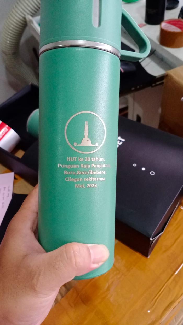 Jual Termos Sultan Vacuum Flask Set Botol Minum Cangkir Premium 500ml ...