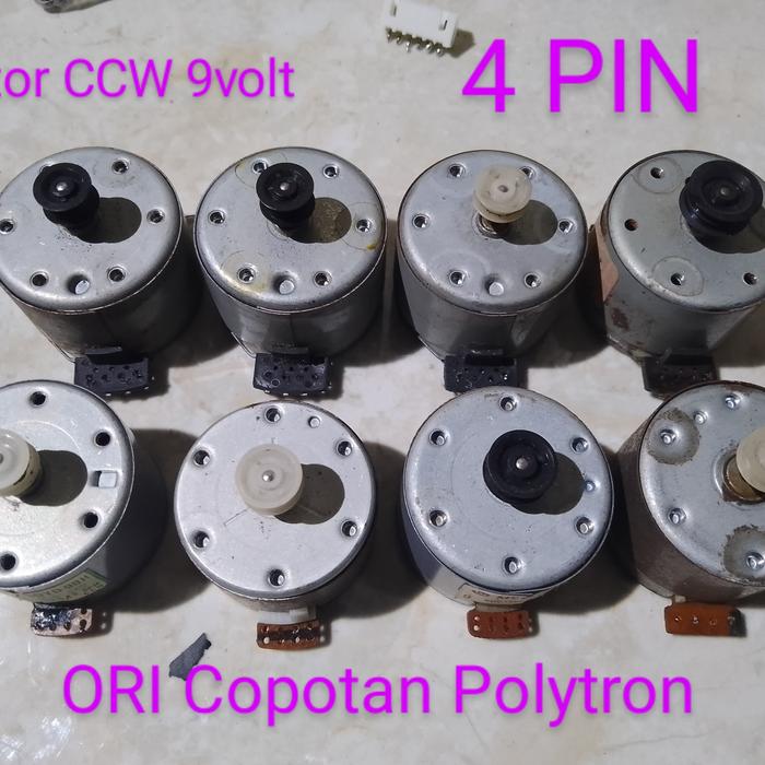 Jual Motor CCW 9volt 4 PIN / Motor mekanik Doble / motor Doble mekanik ...