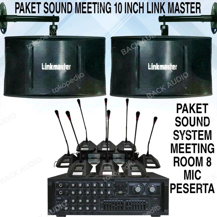 Jual PAKET SOUND SYSTEM MEETING ROOM 8 MIC WIRELESS CONFERENCE ...