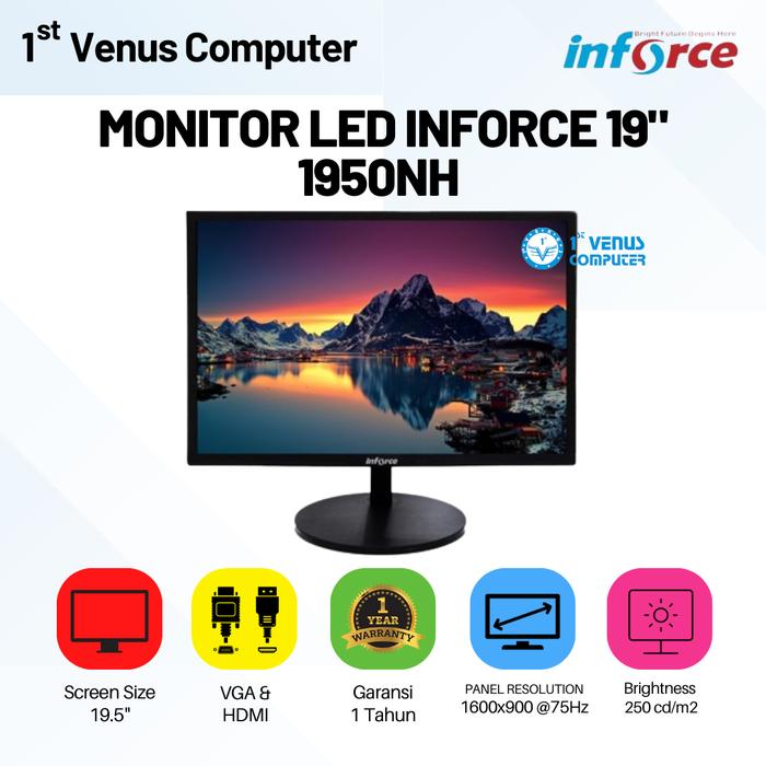 Jual MONITOR LED INFORCE 19" 1950NH / MON03-INF - Kota Makassar ...